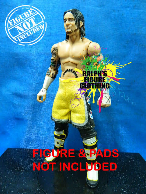 CM Punk Yellow Shorts – Ralph's Figure Clothing